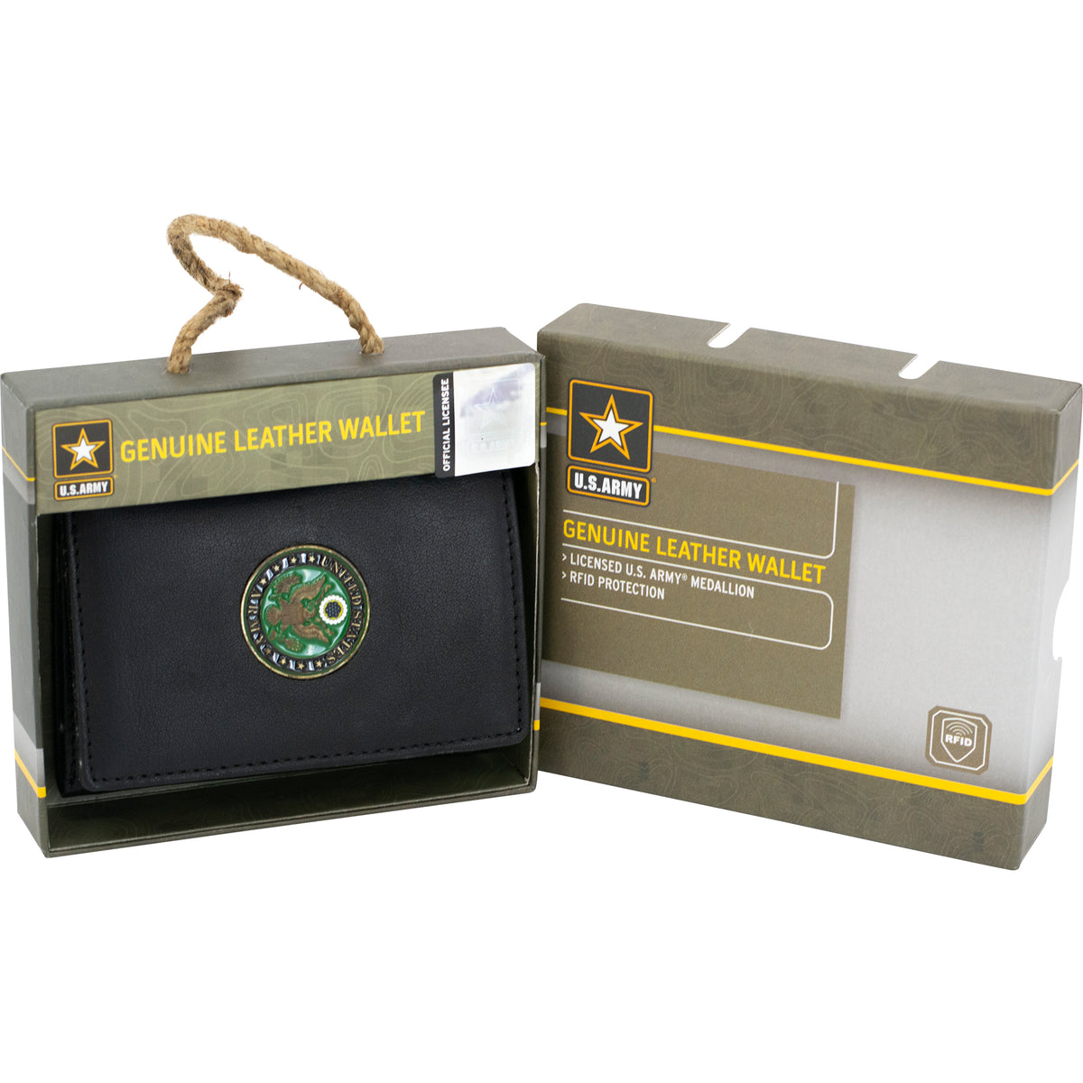 Licensed U.S Army Leather Wallets – RuggedRare